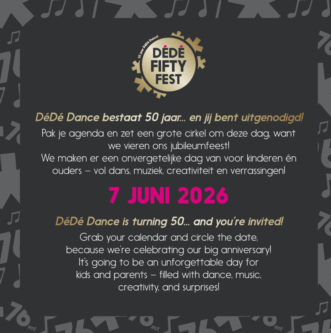 50 jaar DéDé Dance! - DéDé Dance